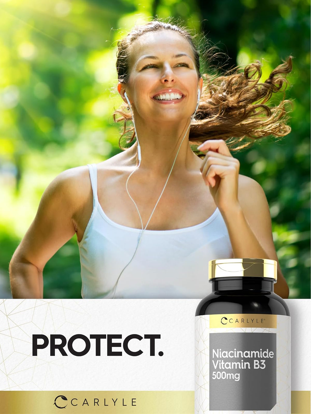 Niacinamide capsules for overall wellness