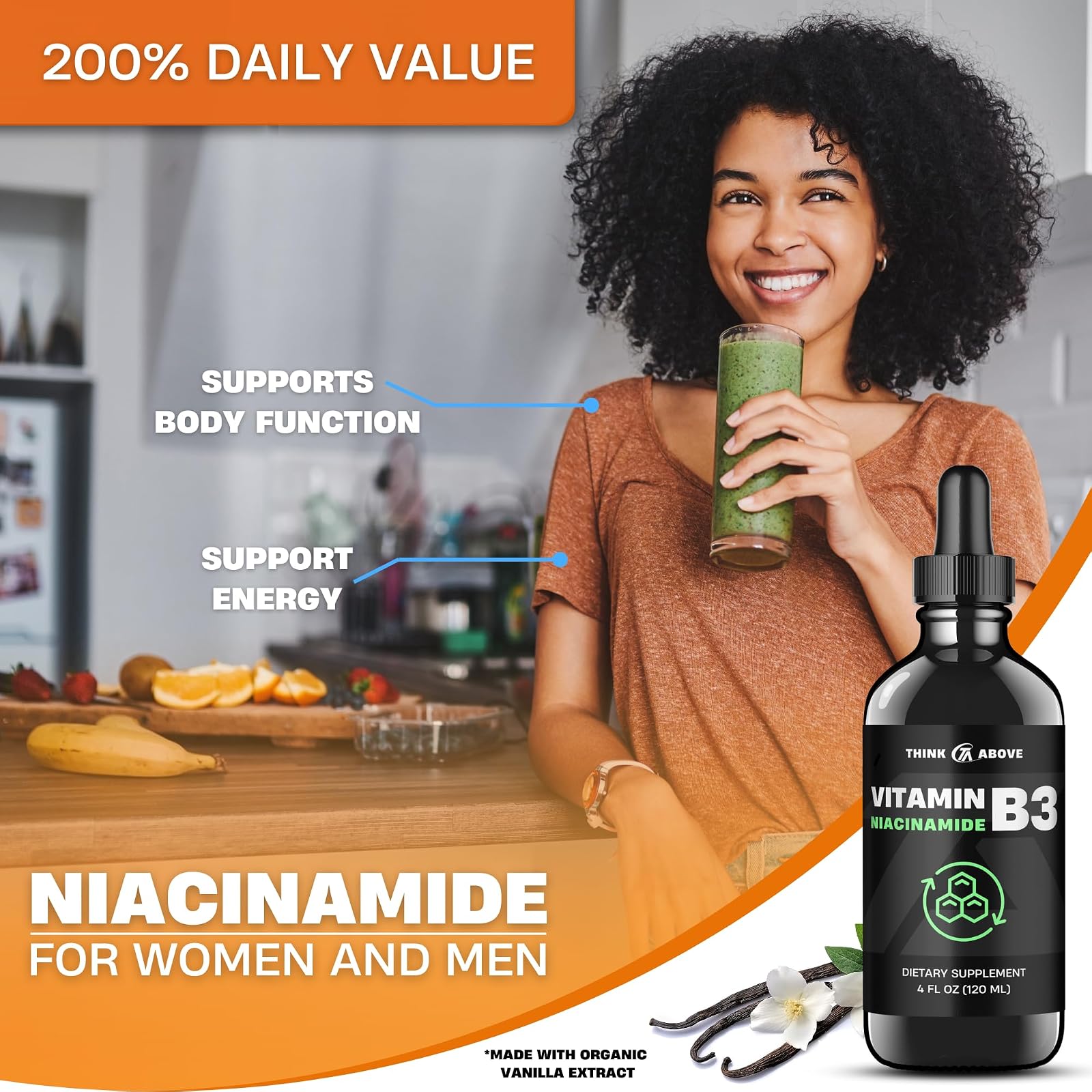 Niacinamide liquid for glowing skin