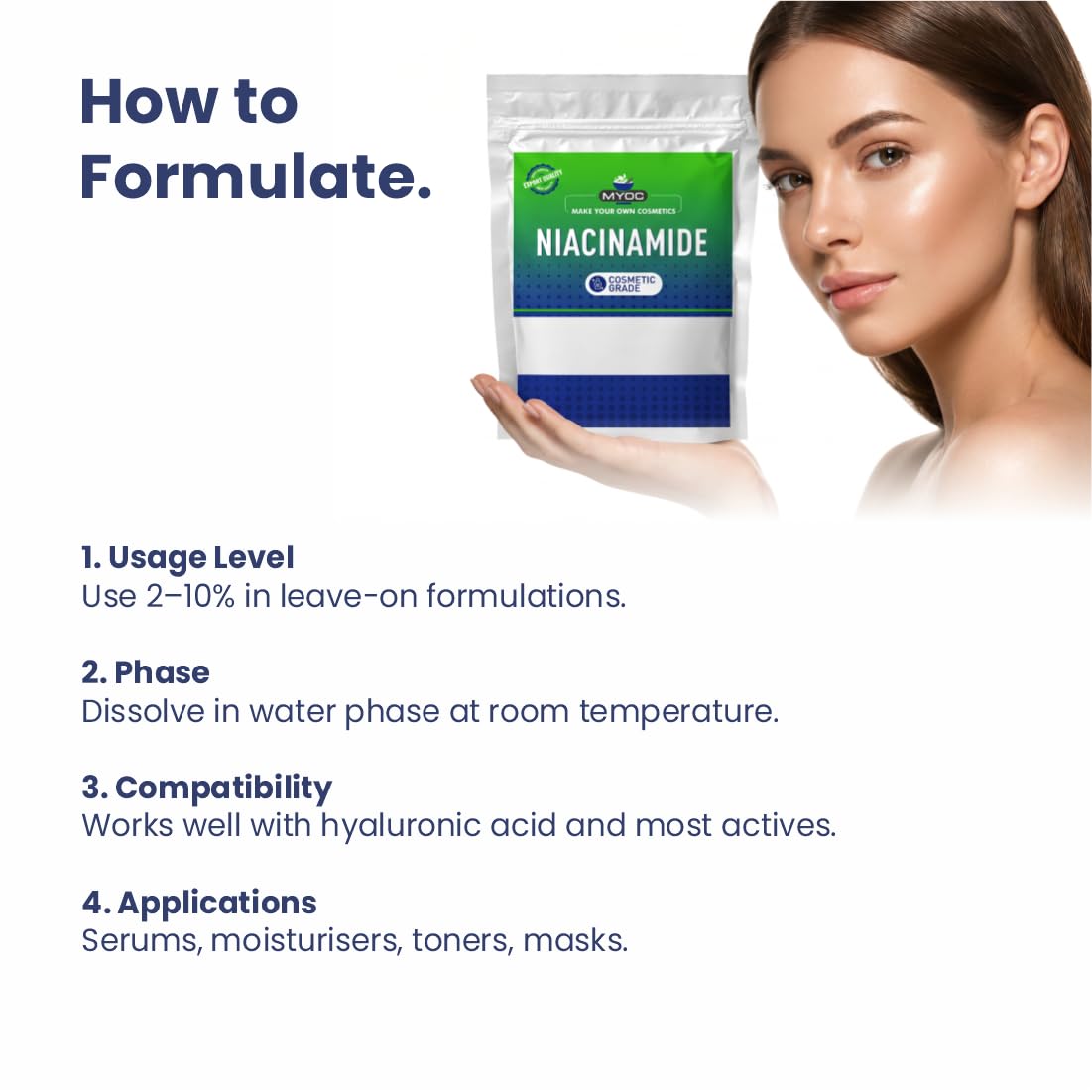 niacinamide powder for acne treatment
