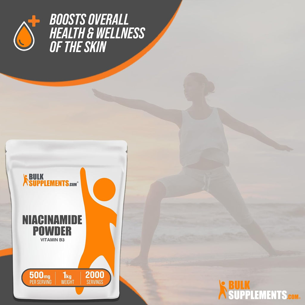 Niacinamide powder for energy support