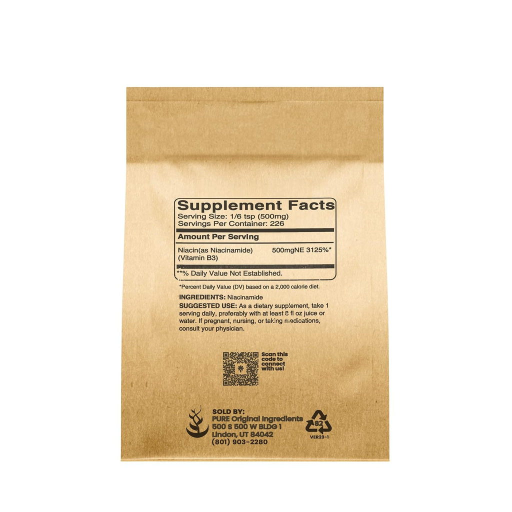 Niacinamide powder for glowing skin
