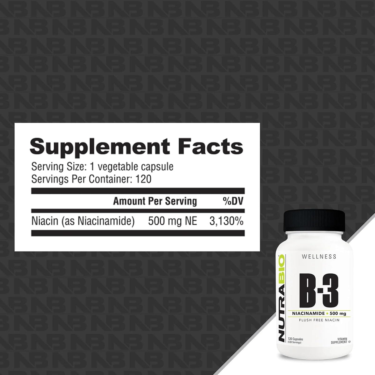 Niacinamide support for energy metabolism