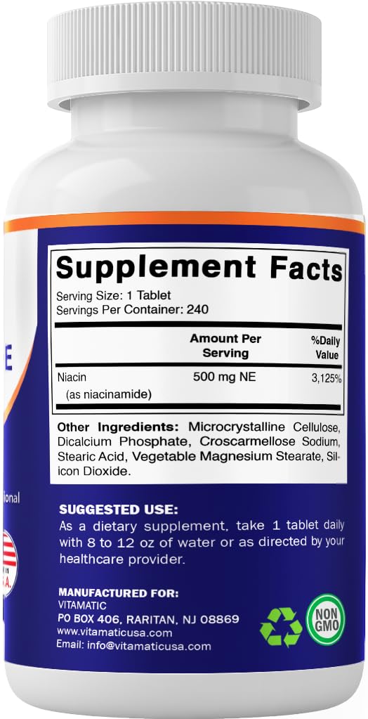 Niacinamide tablets for radiant complexion