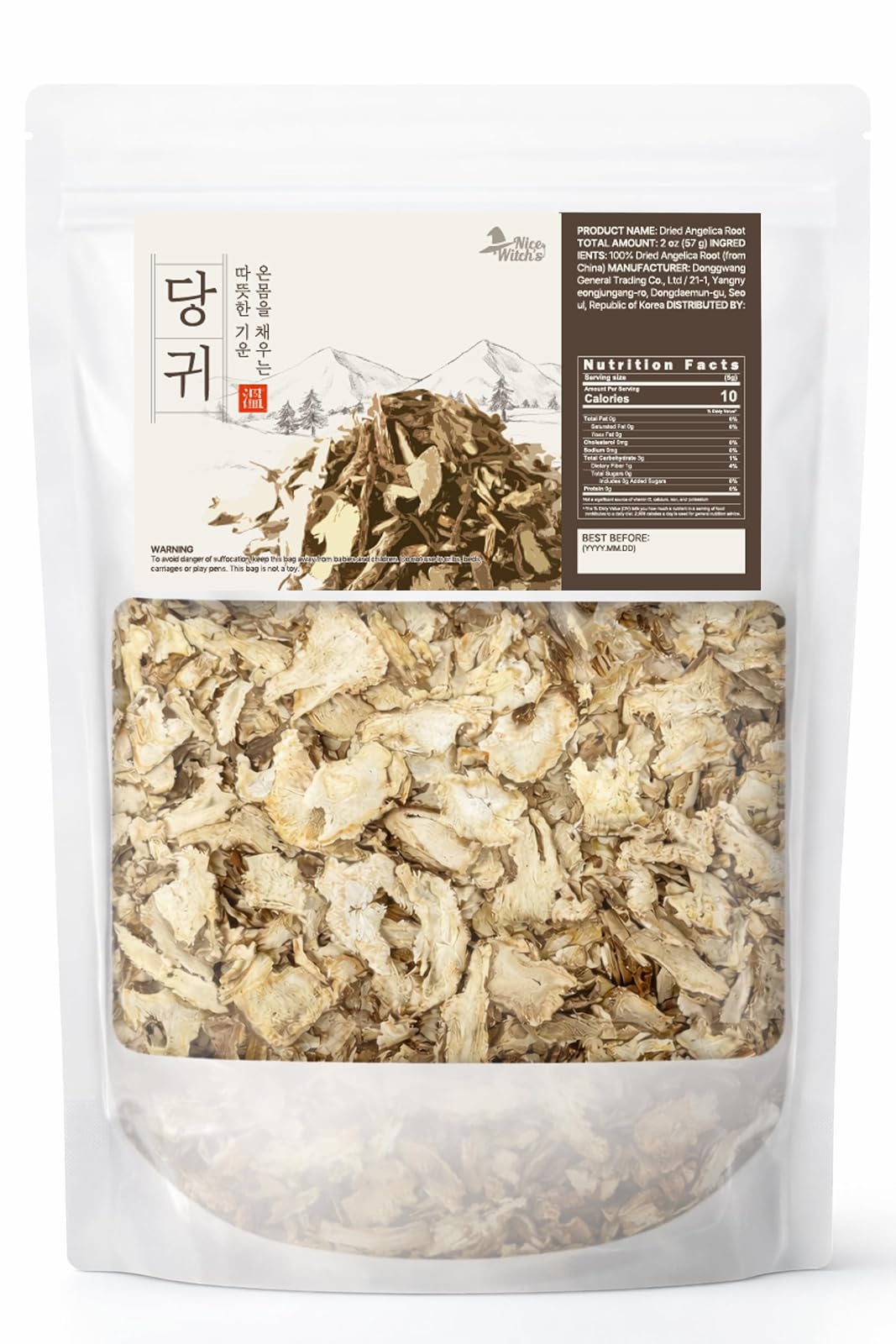 NICE WITCH'S dried angelica root