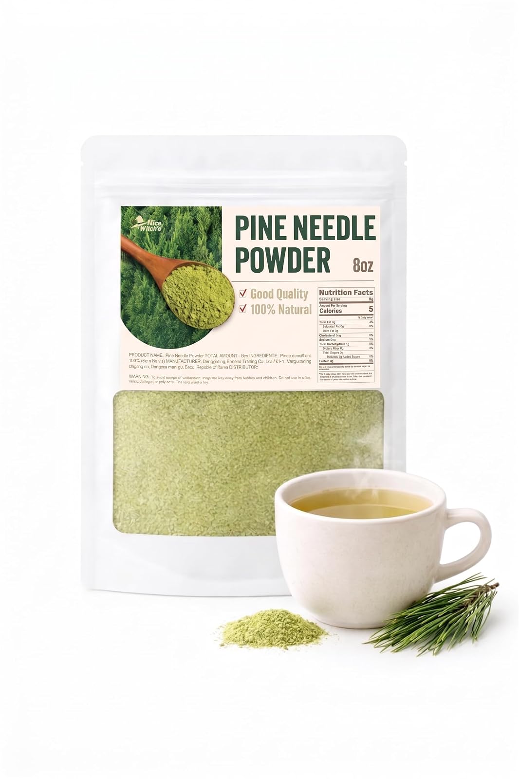 NICE WITCH'S pine needle herbal tea