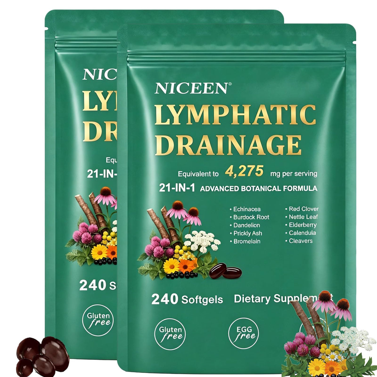 NICEEN echinacea softgels for immunity
