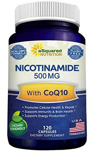 Nicotinamide 500 mg vitamin B3 capsules