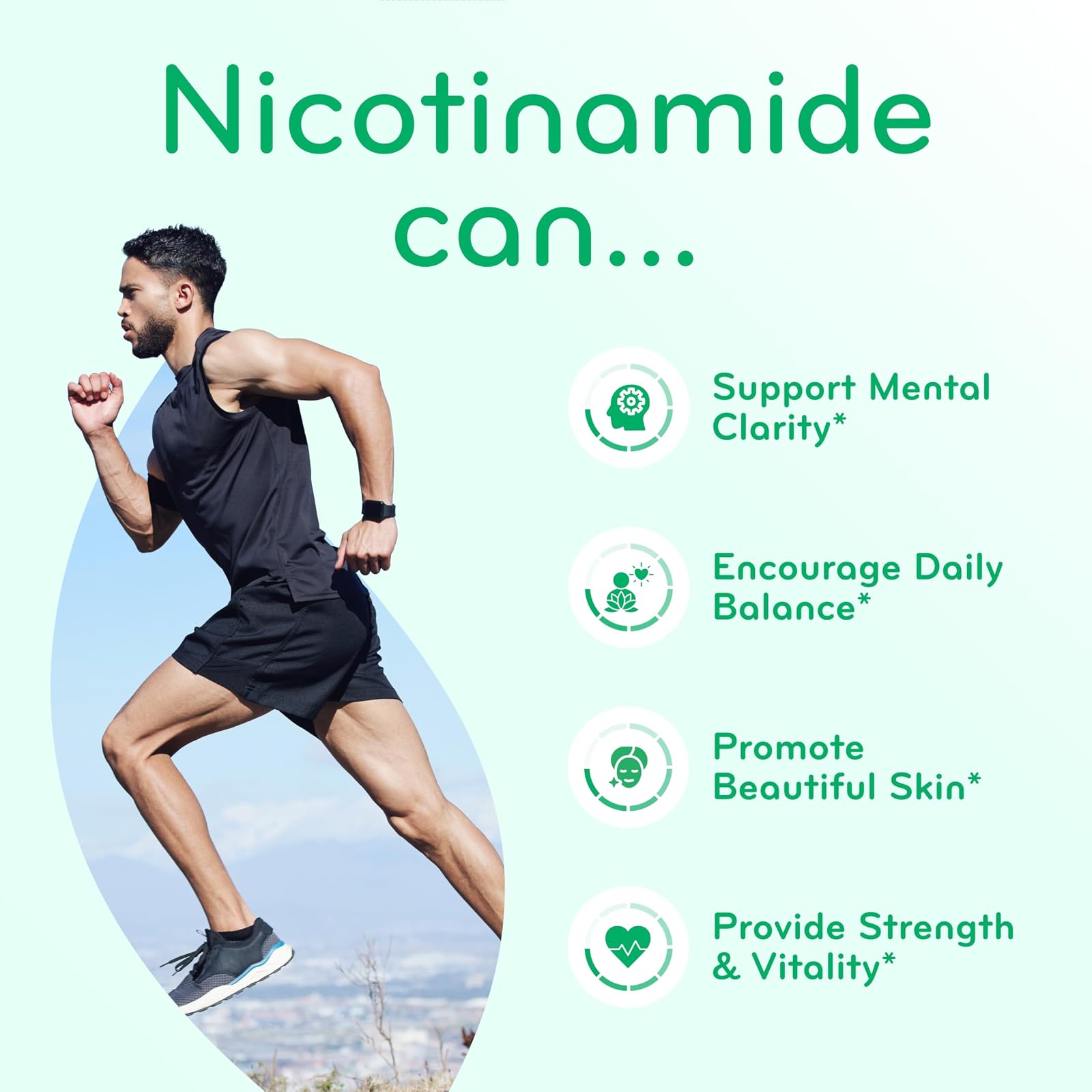 Nicotinamide capsules for improved metabolism