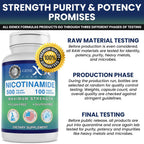 Nicotinamide capsules for stress relief