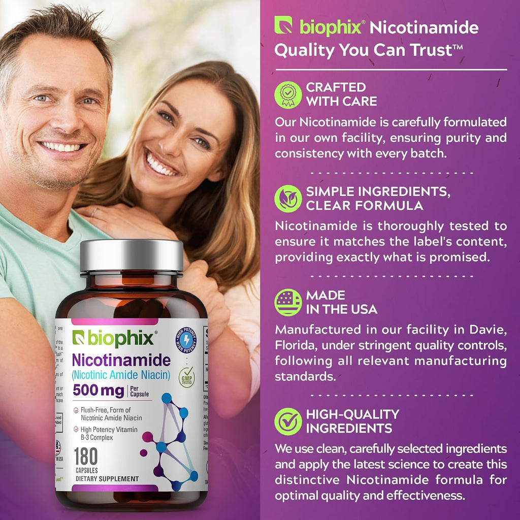 Nicotinamide for healthy aging