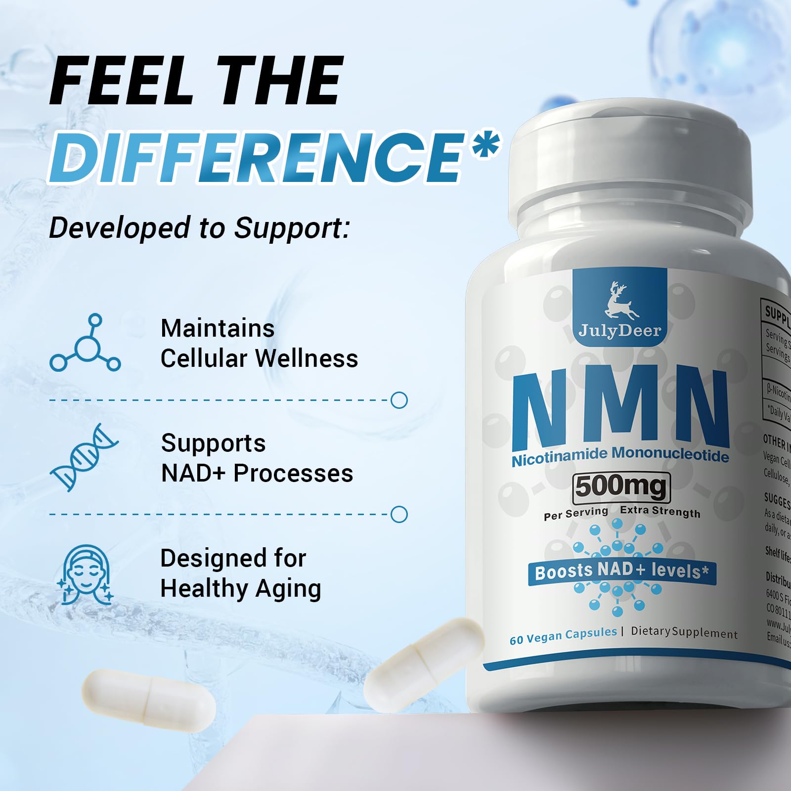 Nicotinamide Mononucleotide for vitality