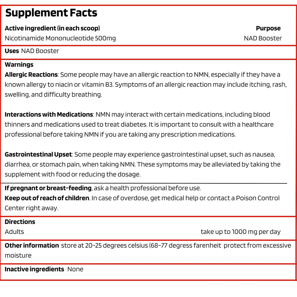 Nicotinamide Mononucleotide health support