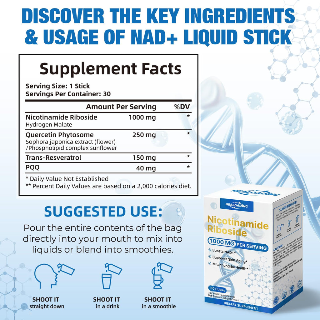 Nicotinamide riboside 1000 mg sticks