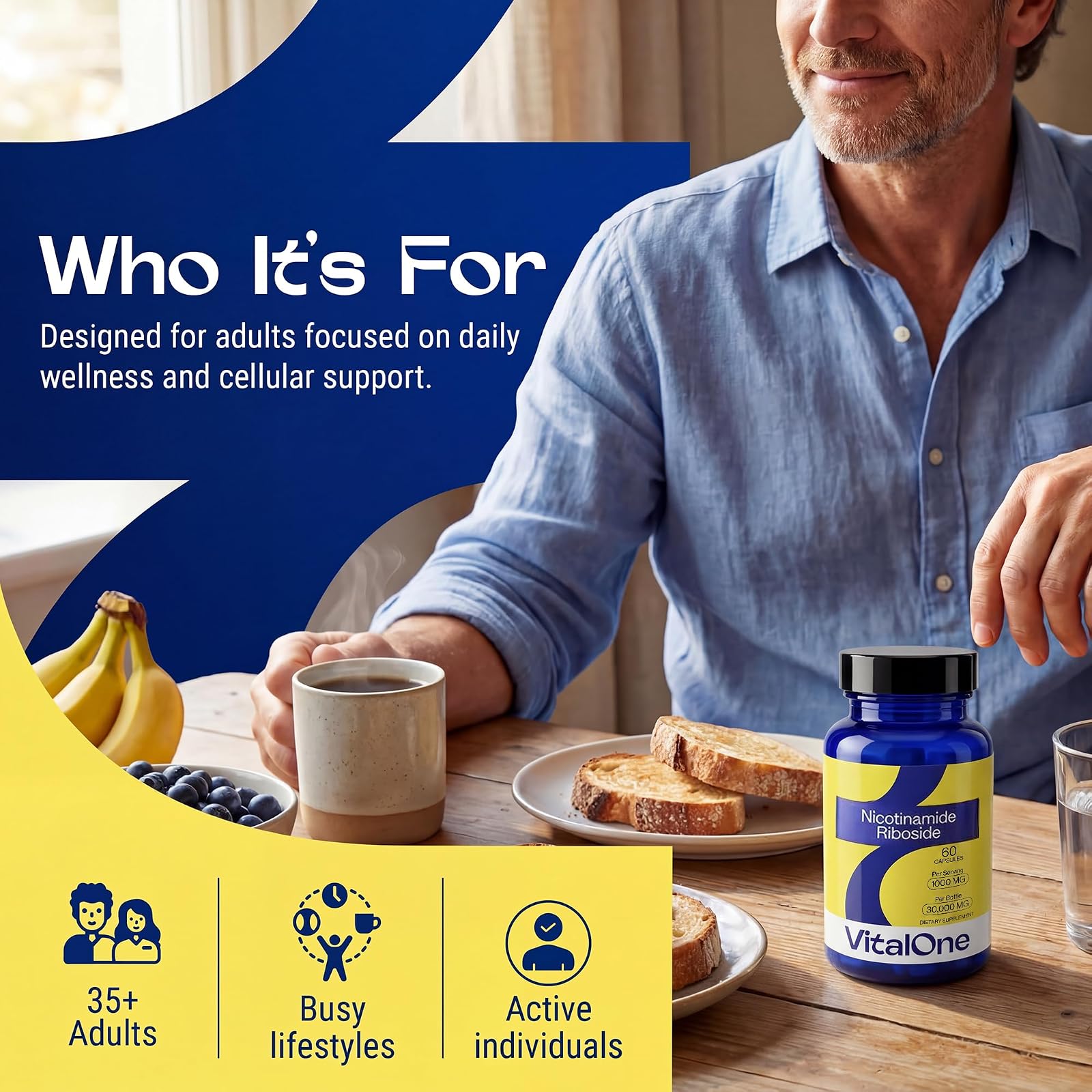 Nicotinamide Riboside for cellular health