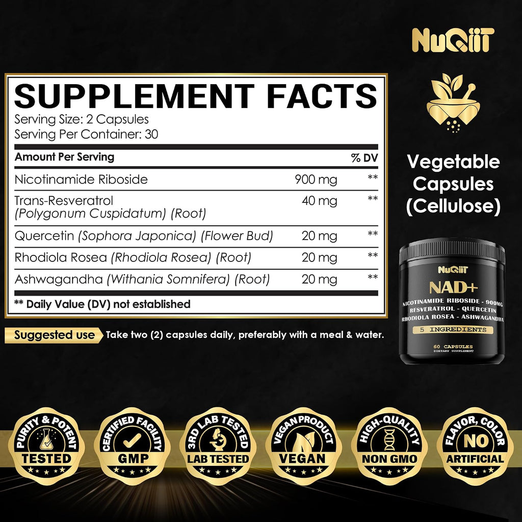 Nicotinamide riboside for enhanced metabolism