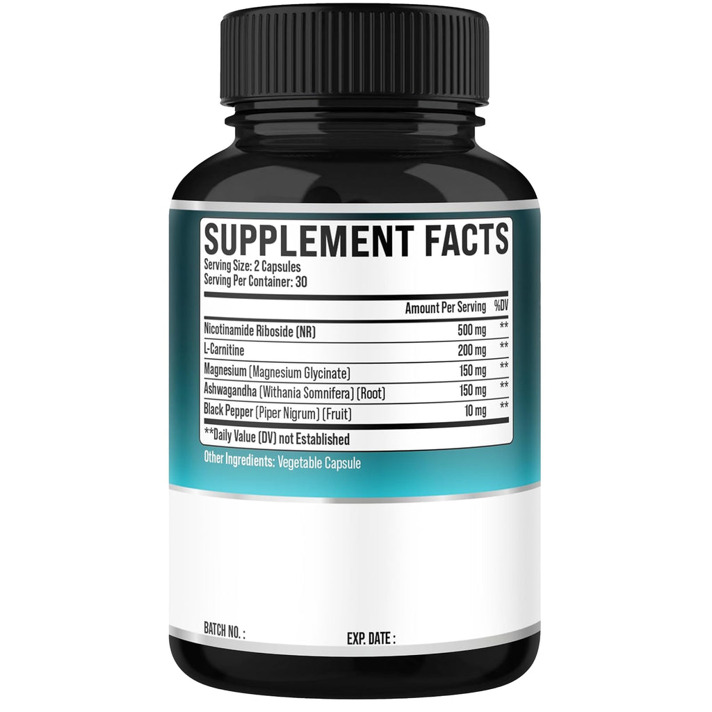 Nicotinamide Riboside with L-Carnitine synergy