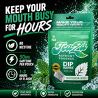 Nicotine alternative energy pouches