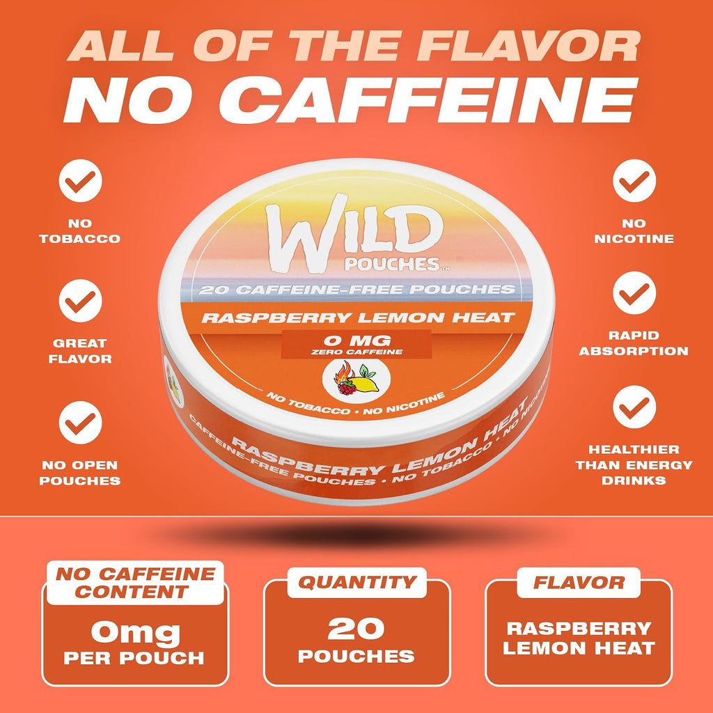 Nicotine free energy pouches
