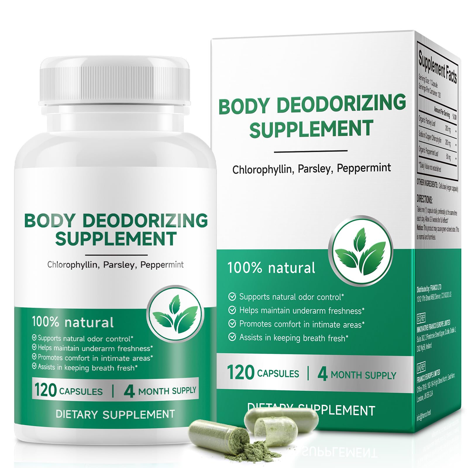 NIFEISHI chlorophyll deodorizing capsules
