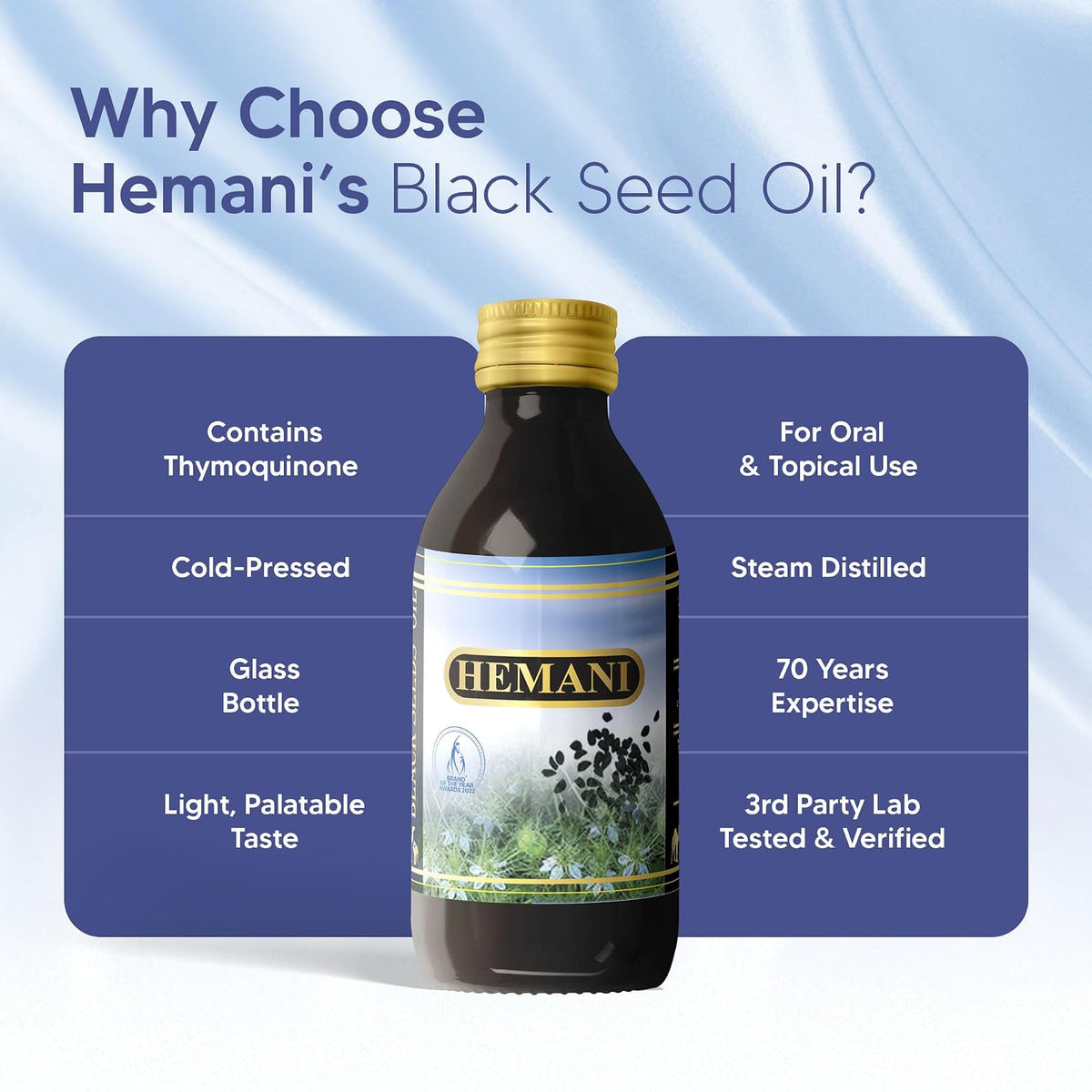 Nigella sativa black seed oil