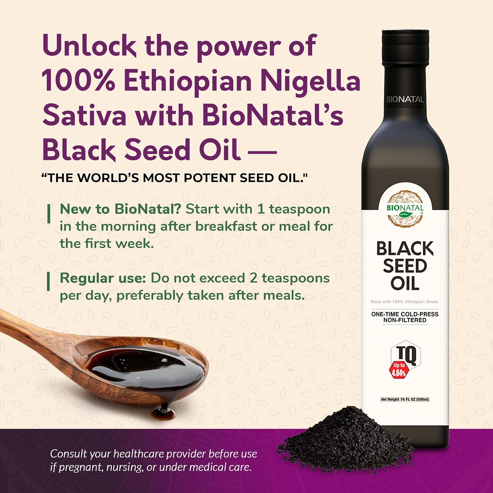 Nigella sativa oil for health