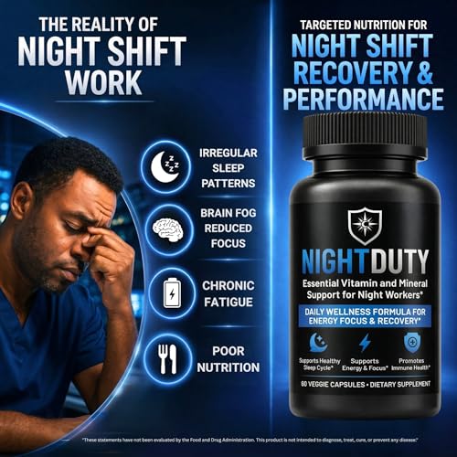 Night Shift Essentials multivitamin for night workers
