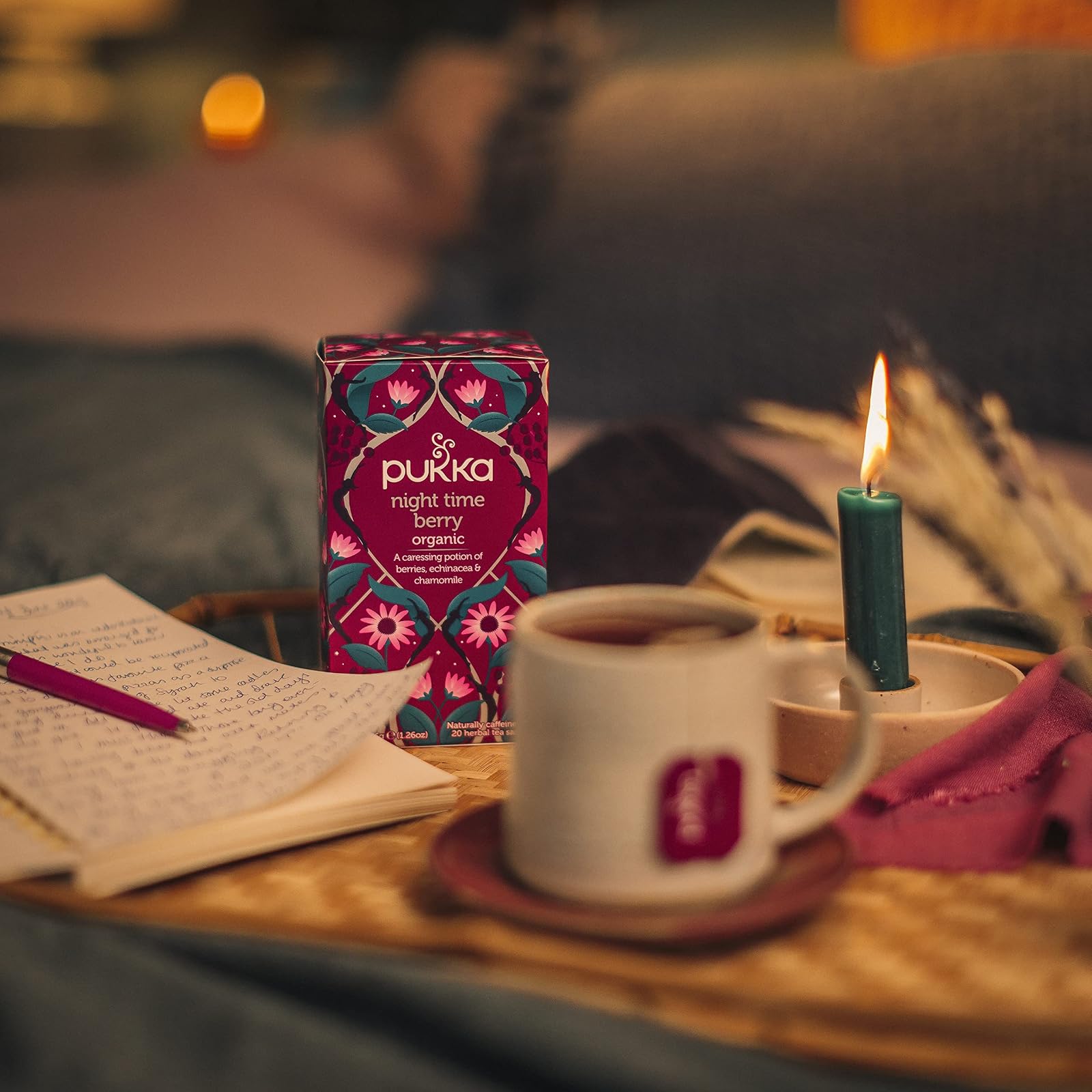 Night Time Berry chamomile tea bags