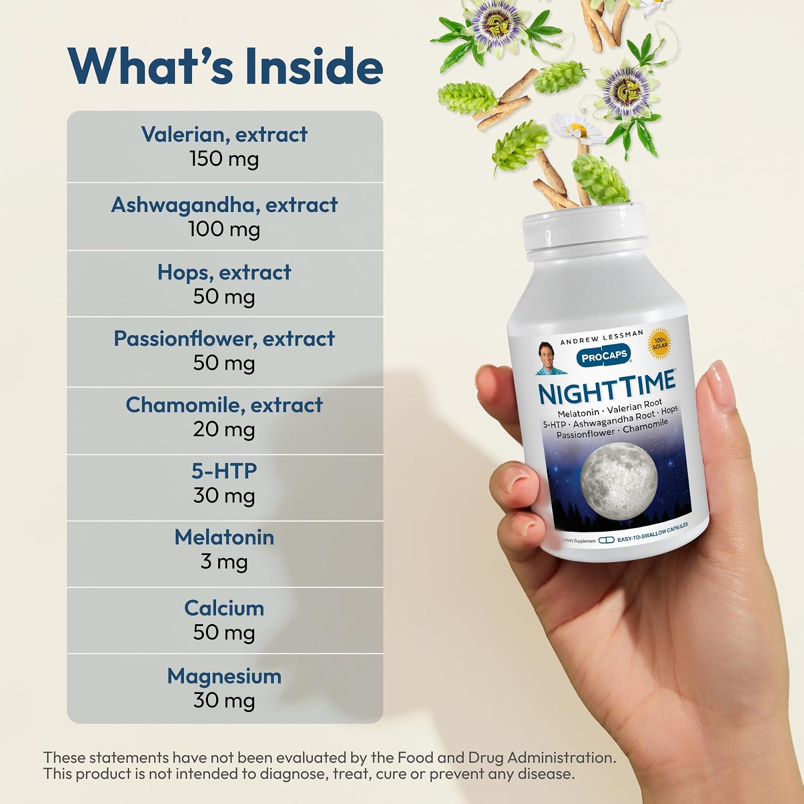 night time melatonin support for relaxation