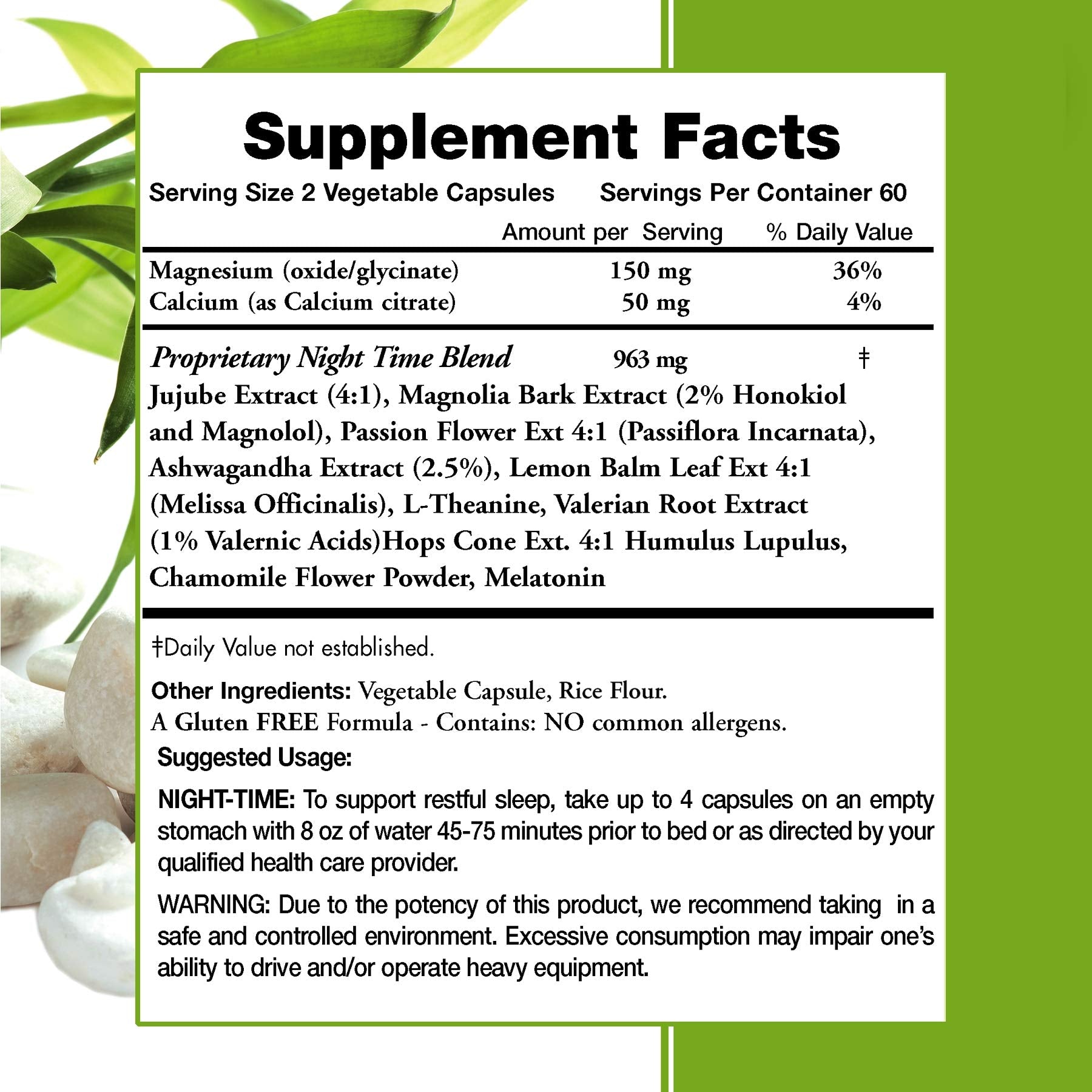night-time muscle relaxer supplements