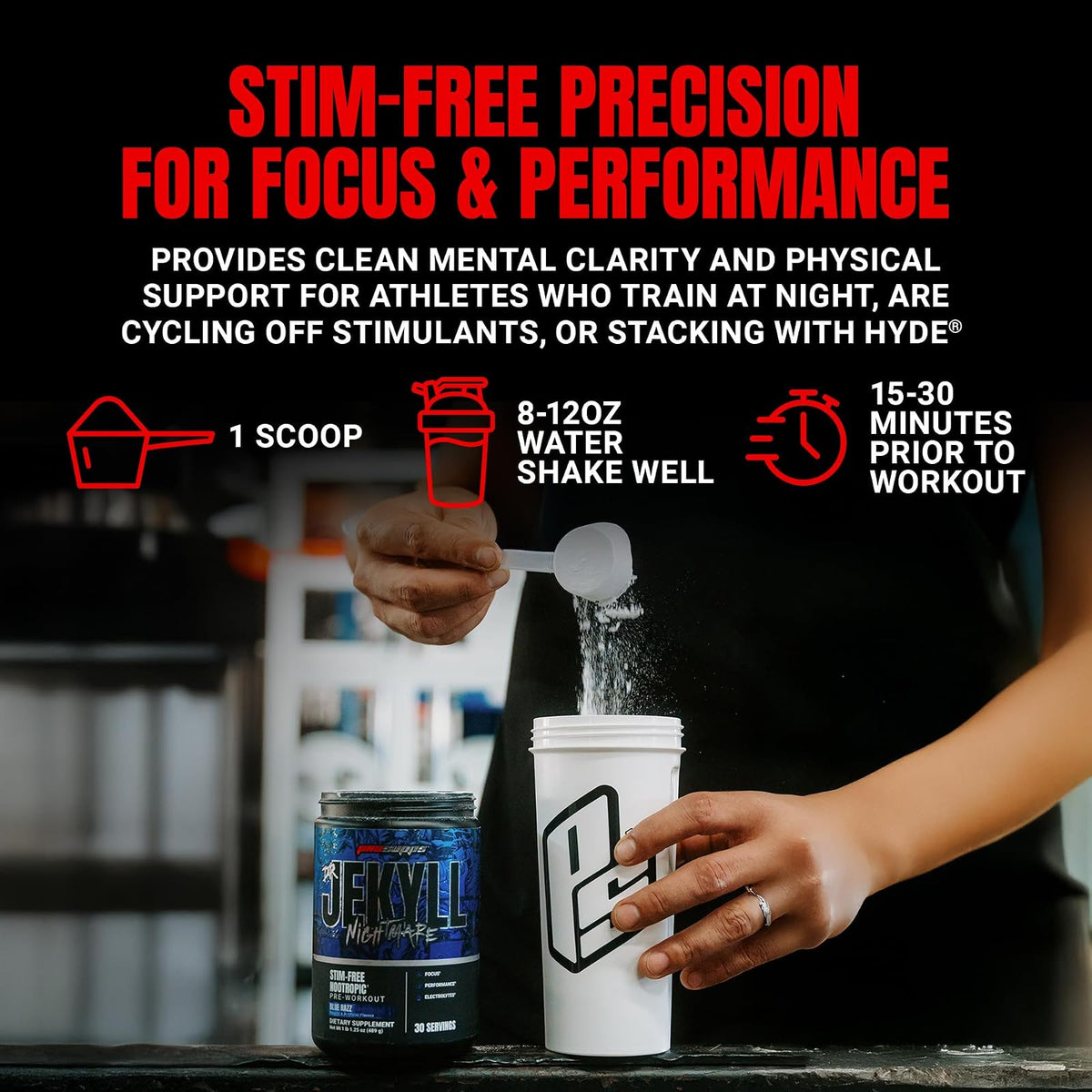 Nightmare pre workout for focus and motivation