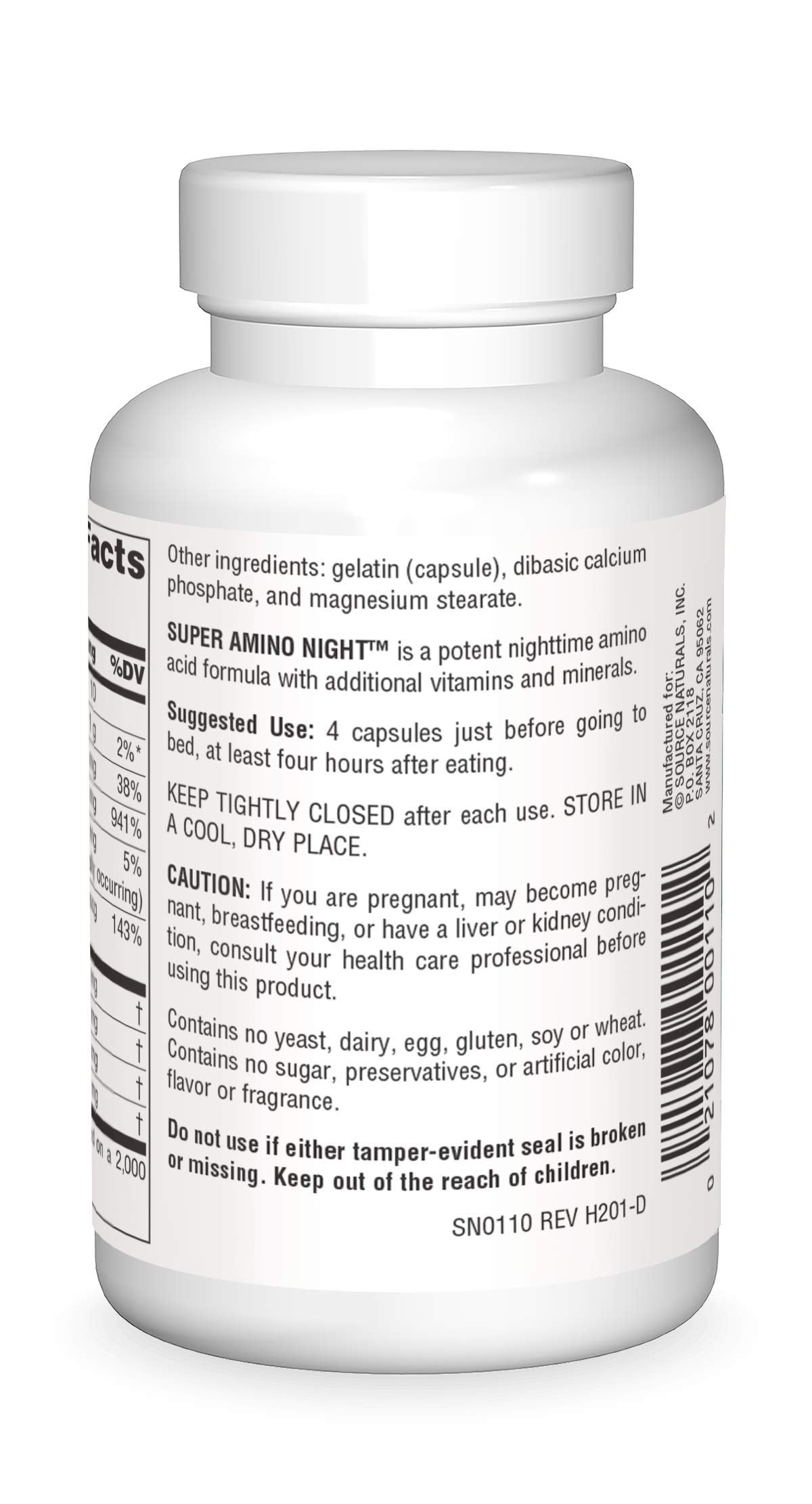 nighttime amino acid support