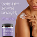 Nighttime cream with magnesium for better sleep