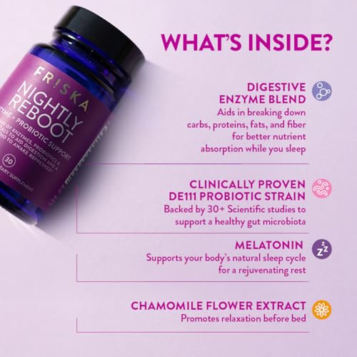 Nighttime digestive enzymes for better sleep