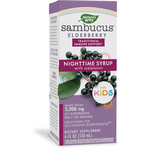 nighttime immune support elderberry syrup