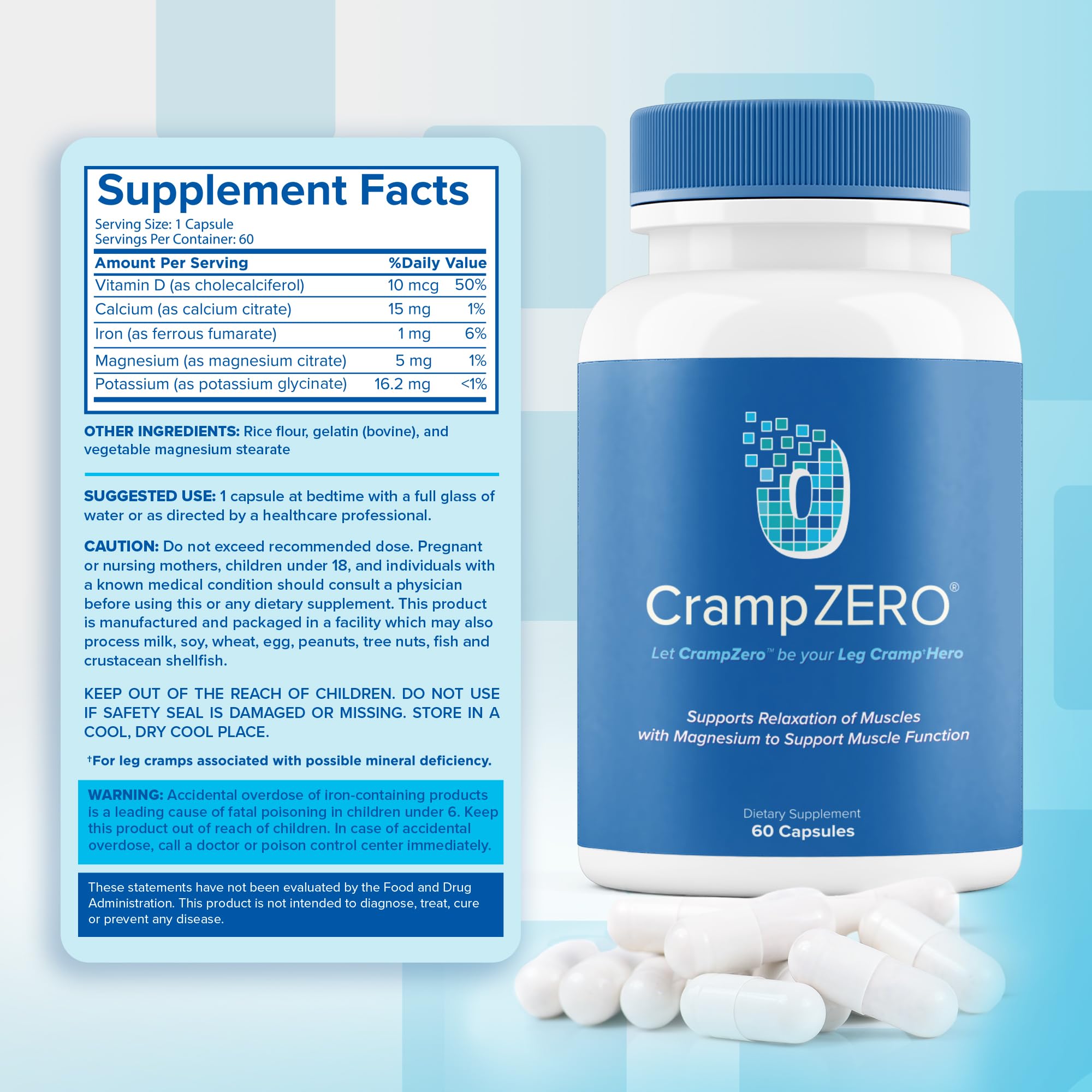 nighttime leg cramps relief supplement