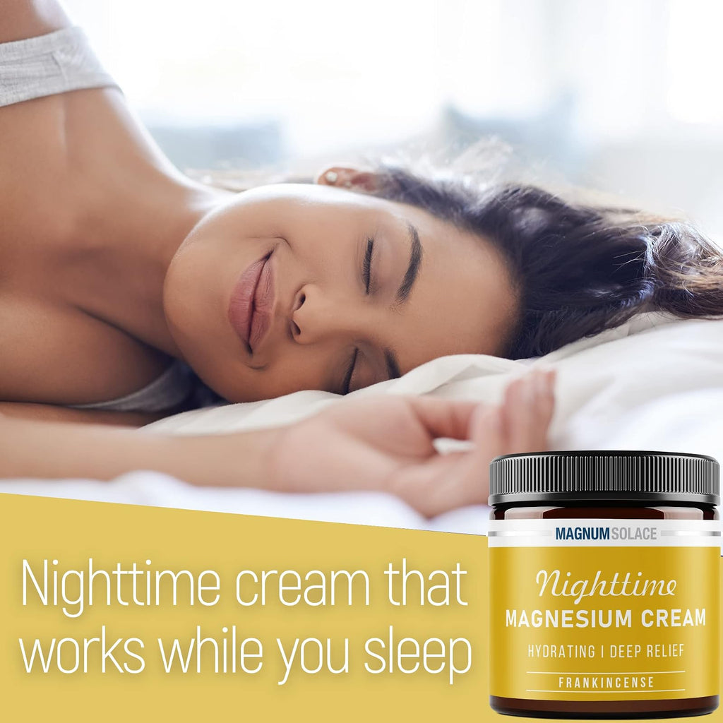 nighttime lotion with magnesium benefits