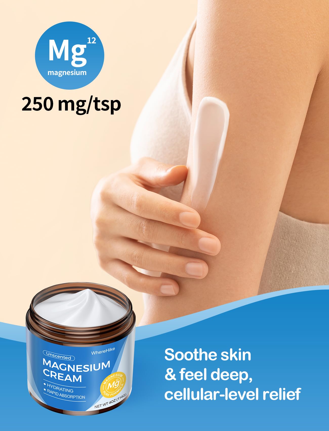 nighttime magnesium lotion for restful sleep