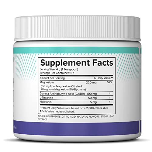 nighttime magnesium powder for adults