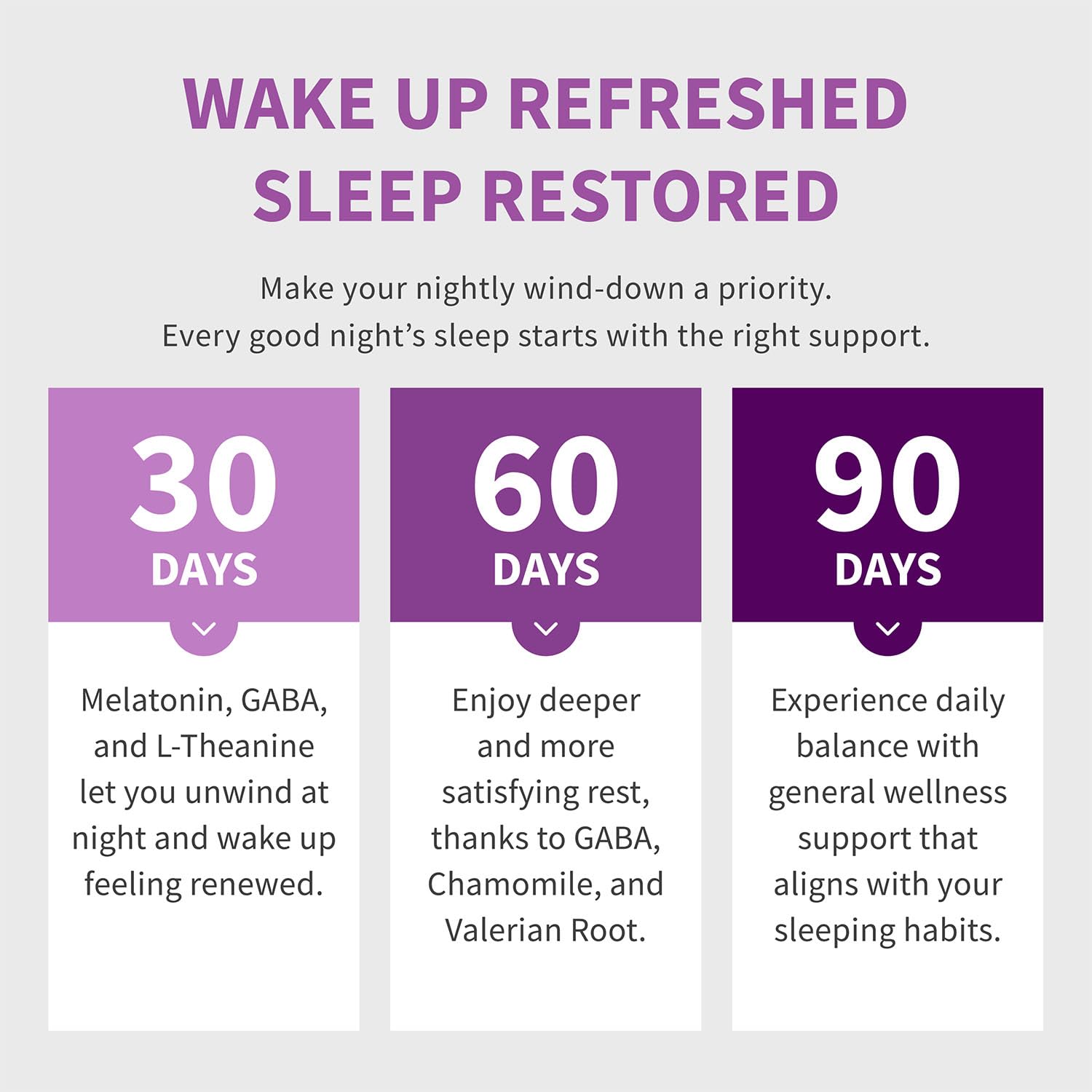 nighttime melatonin for sleep routine