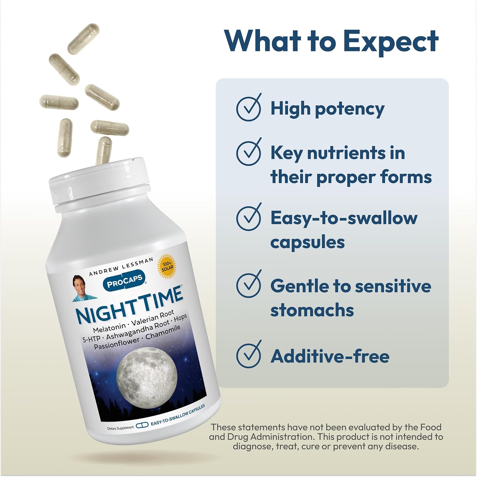 nighttime melatonin support for relaxation