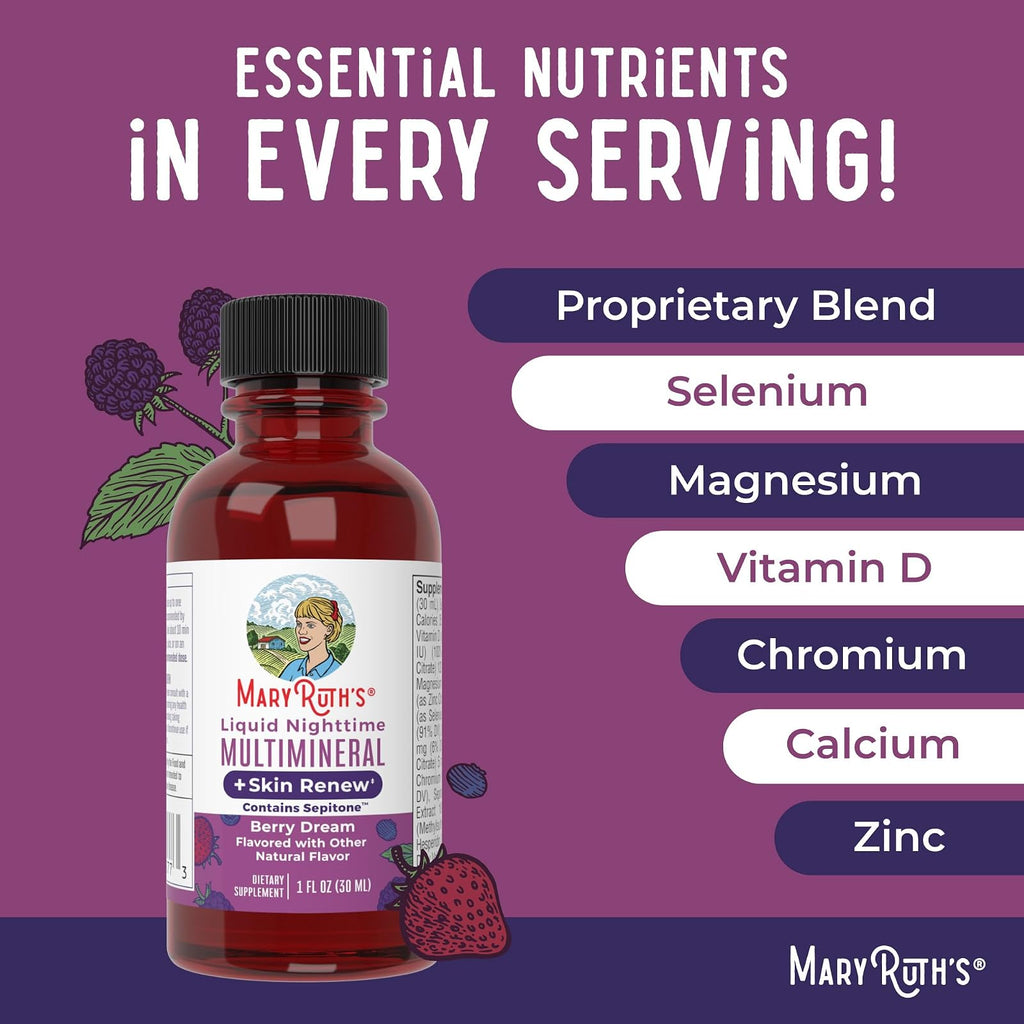 nighttime multimineral for improved vitality