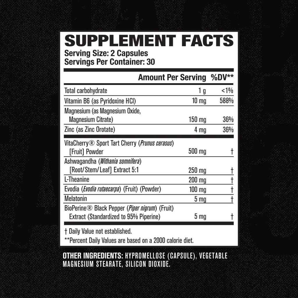 nighttime muscle builder with melatonin