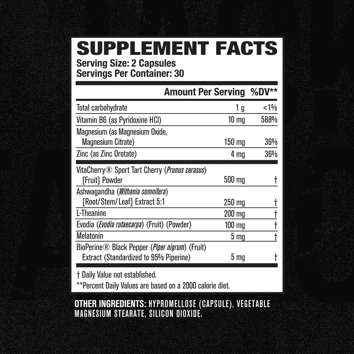 nighttime muscle builder with melatonin
