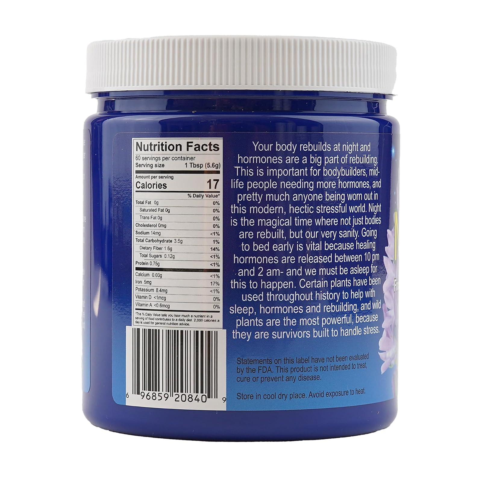 Nighttime recovery with sleep powder