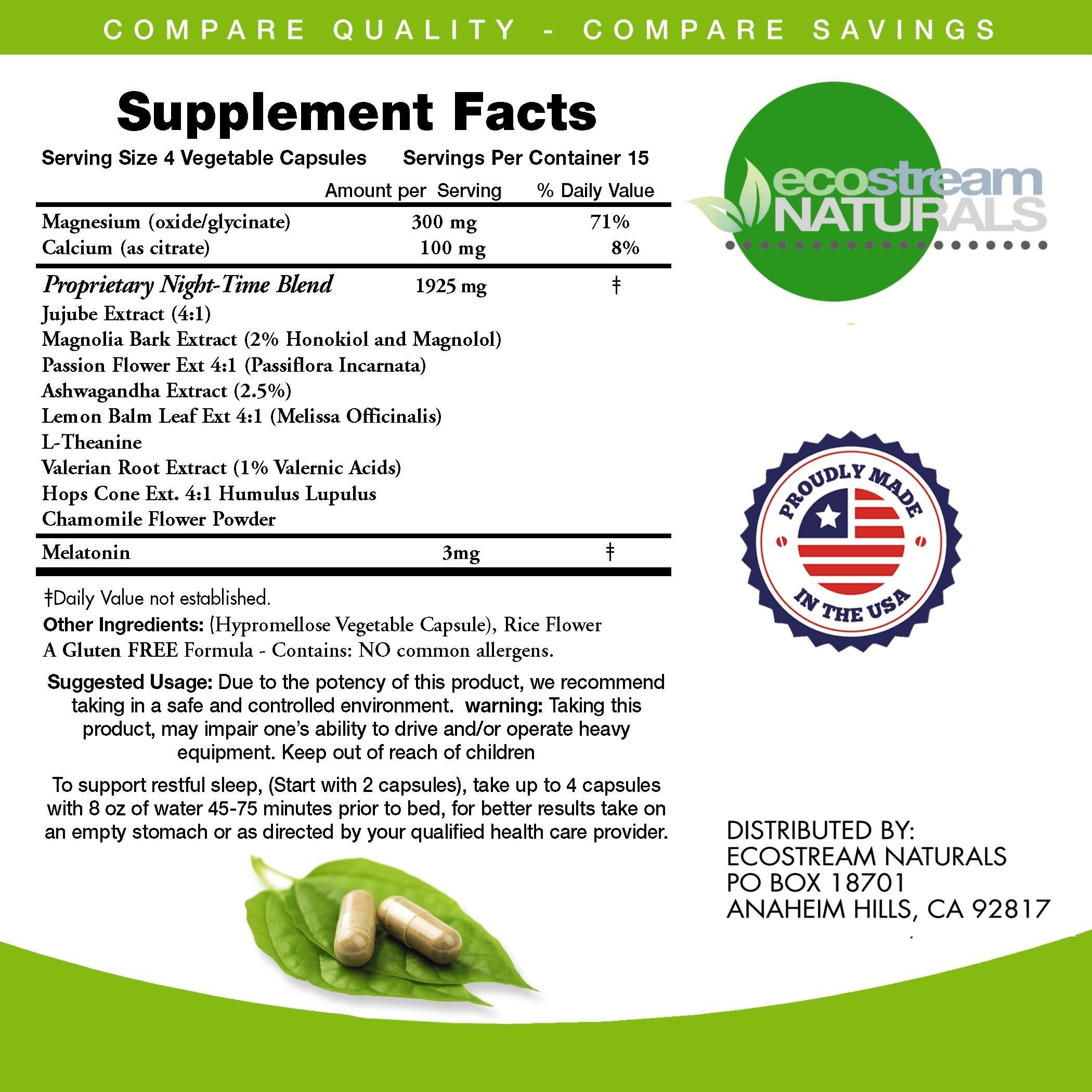 nighttime relaxation supplement for better sleep