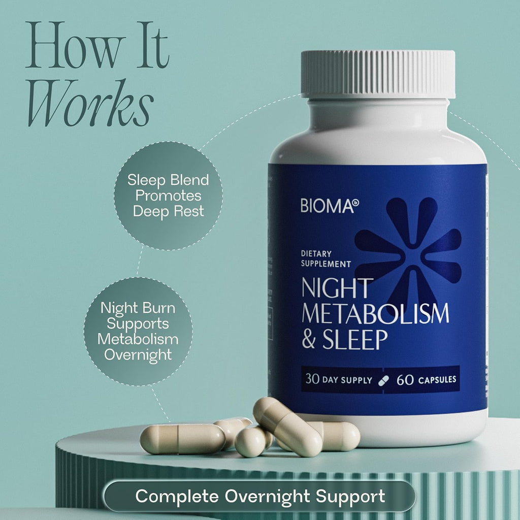 nighttime relaxation with melatonin capsules