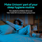 Nighttime relief with Unisom tablets