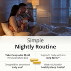 nighttime sleep support with valerian