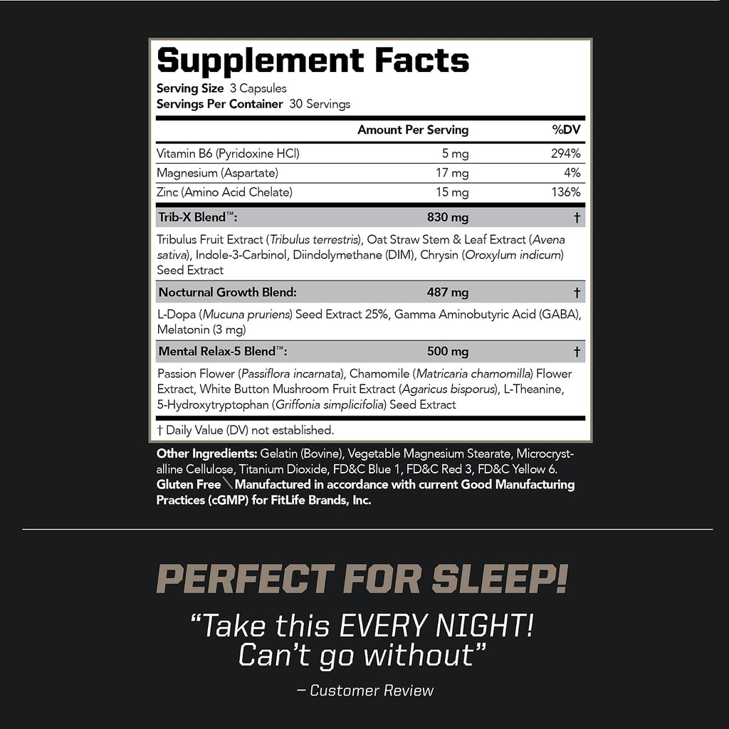 nighttime testosterone booster for men