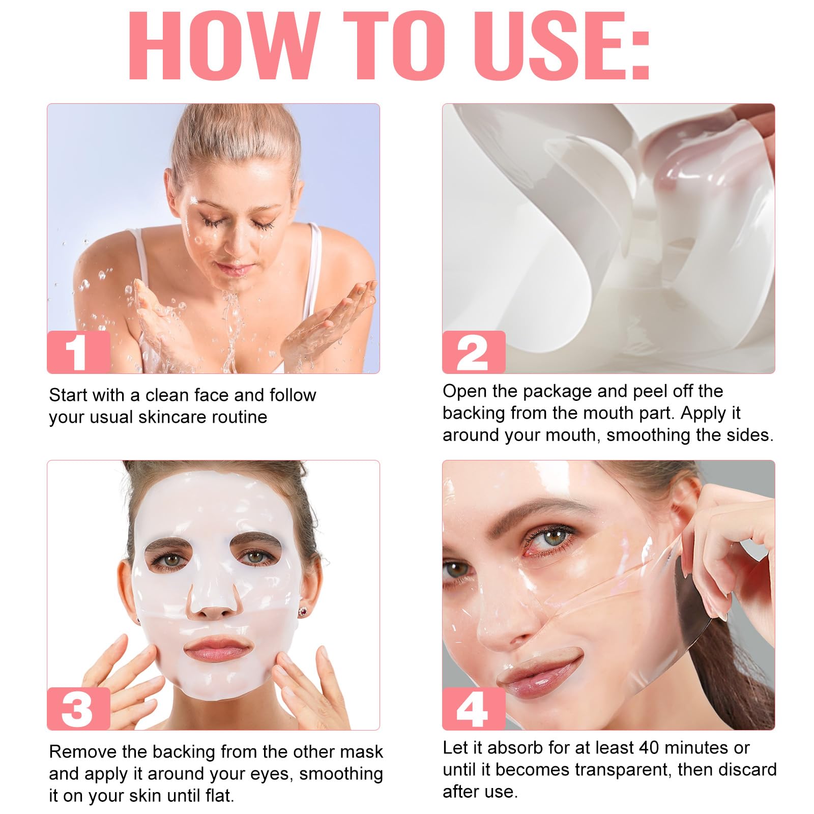 Ninsiec masks for enhanced skin vitality